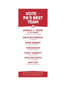 Election Slate Cards – Lehigh County Republican Committee